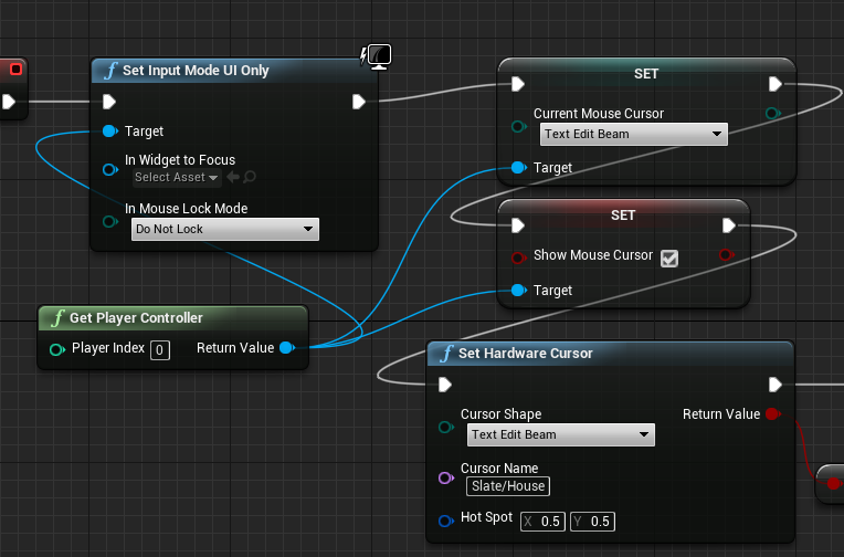 [UE4]Hardware cursor(solution for UMG customized cursor lagging)